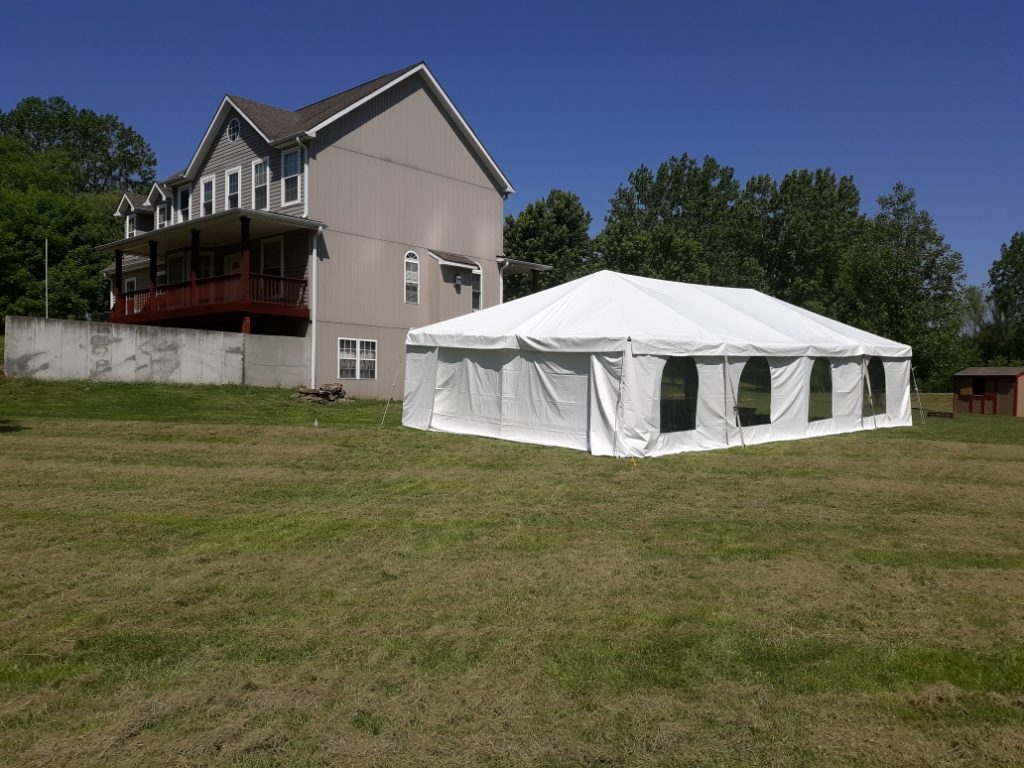 Large White Medical Testing & Vaccine Tents in Kansas City, MO